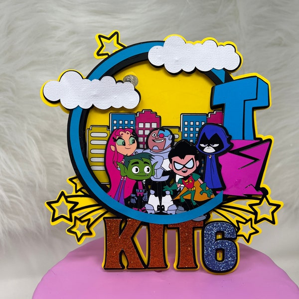 Teen Titans Cake Topper - Etsy