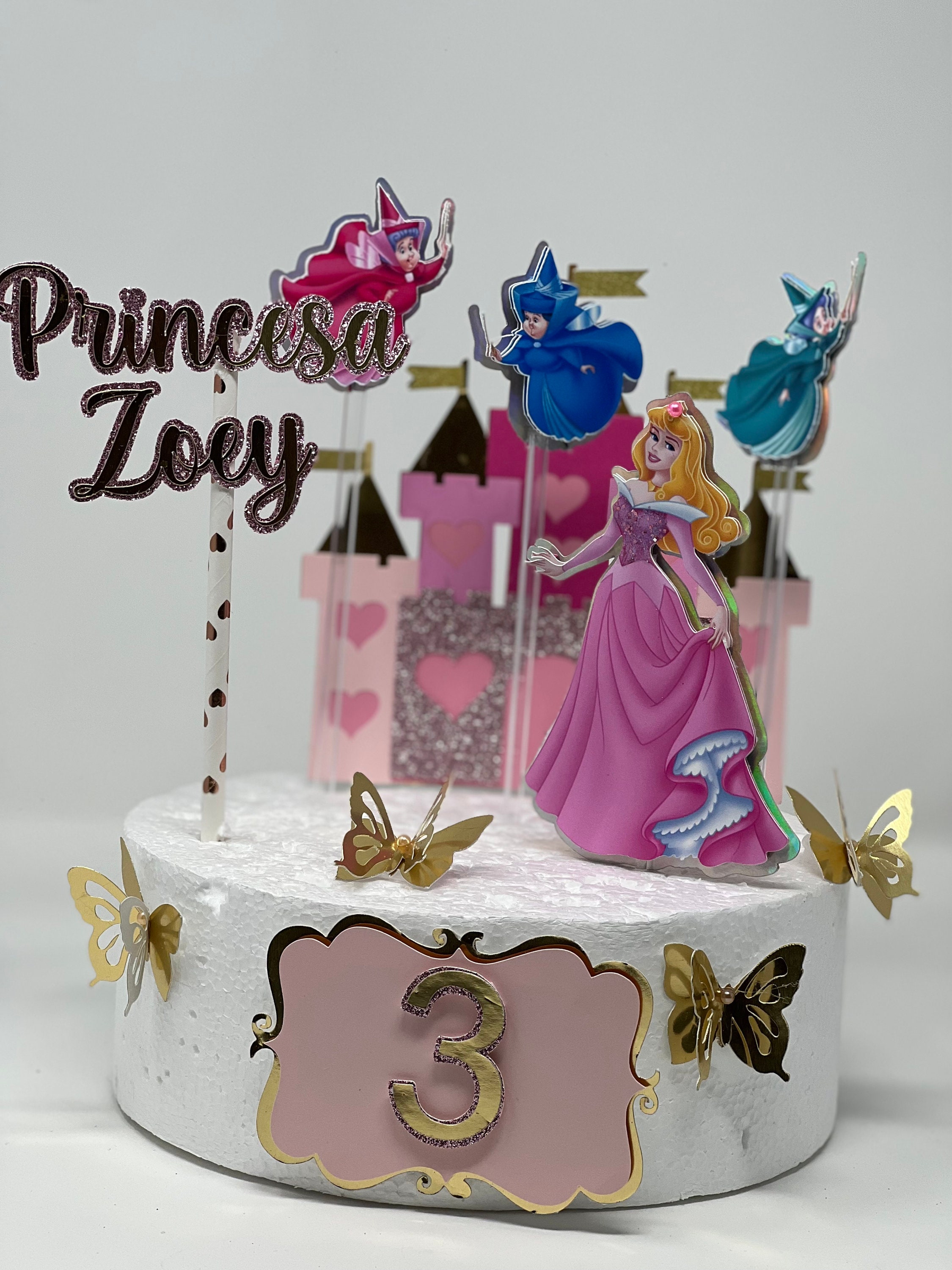 Princess Cake Topper - Etsy