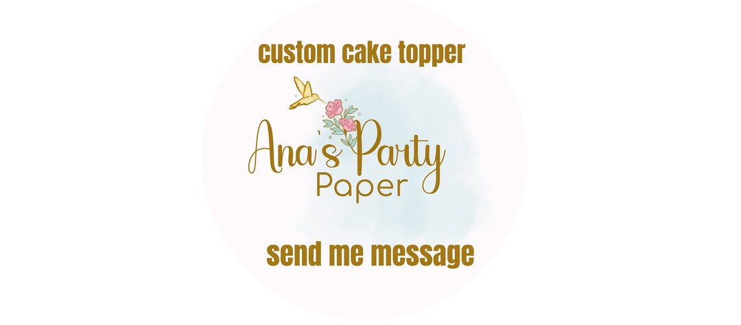 Custom Cake Topper for Margaret Chin - Etsy