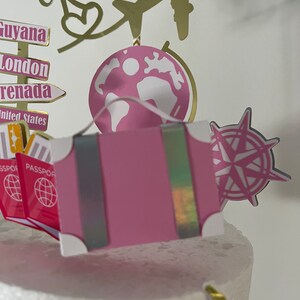 Traveler Cake Topper, Travel Cake Decorations - Etsy