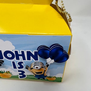 Minions Treat Birthday Party Favor Boxes - Etsy