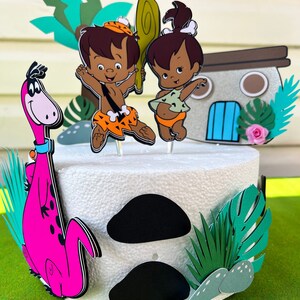 Pebbles Cake Topper, the Flintstones Theme Cake Topper - Etsy
