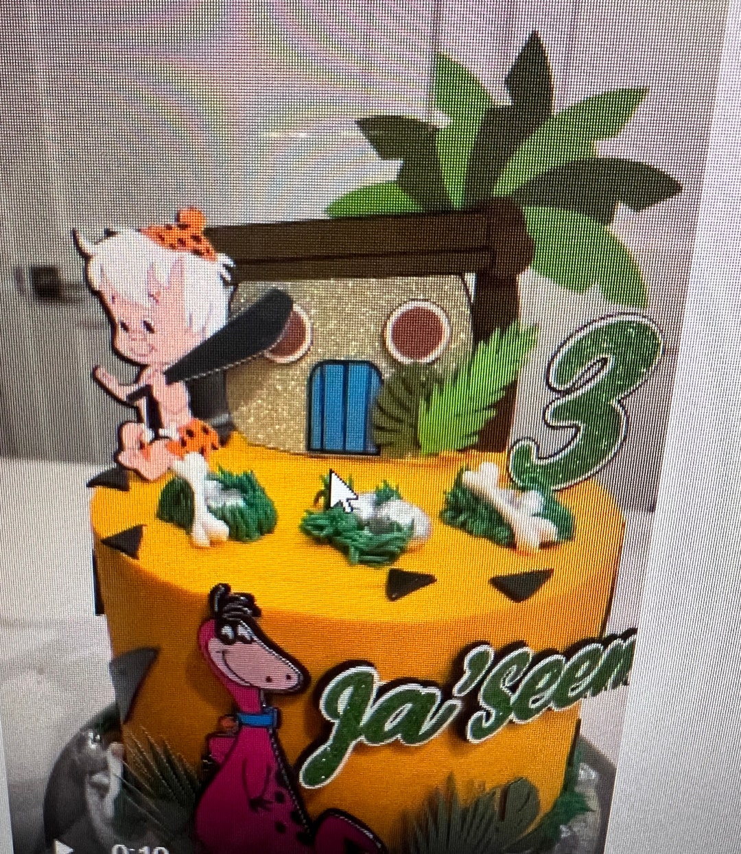 Bam-bam Cake Topper Bam-bam Birthday Bam-bam Party - Etsy