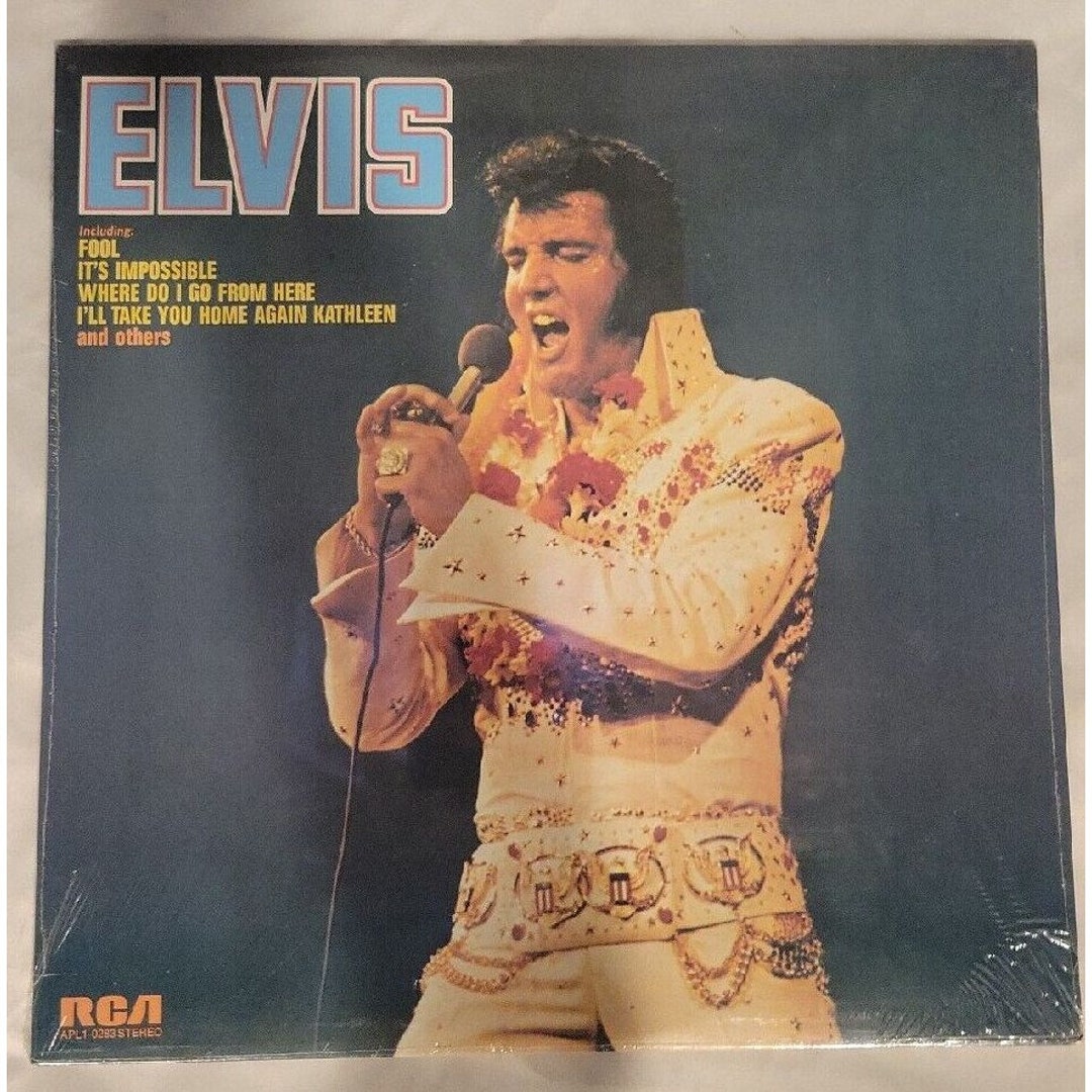 Elvis Presley "elvis" Including Fool APL1-0283 LP Sealed 1973 Rare Find ...