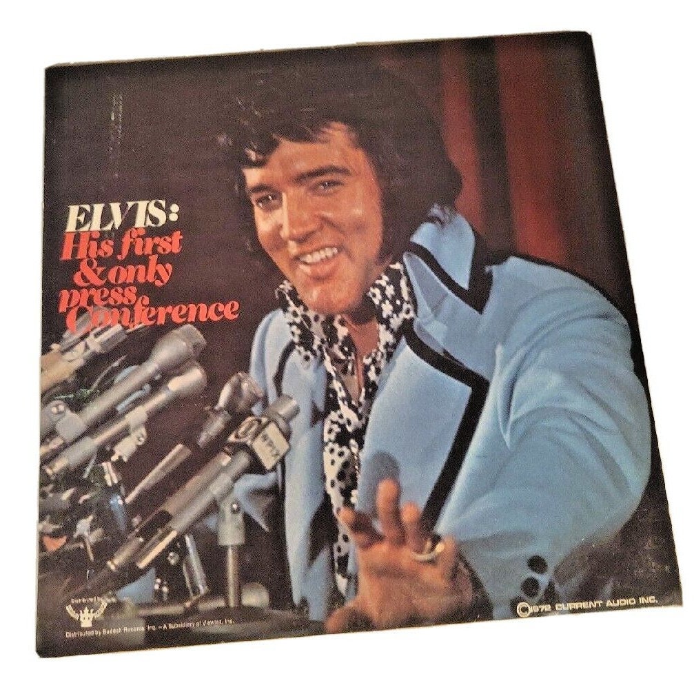 Elvis Presley His First and Only Press Conference 1972 Current Buddah ...
