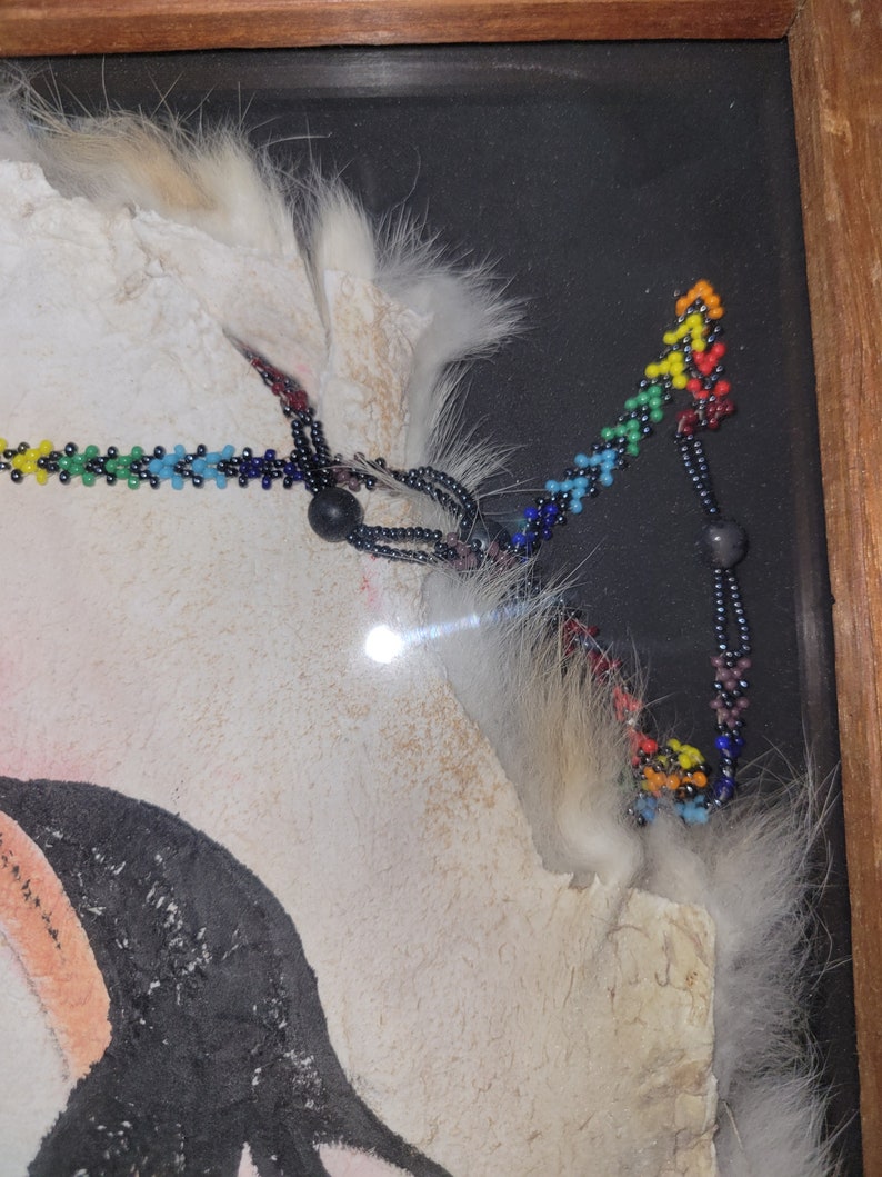 Paha Ska Horses on Hide With Fur - Etsy