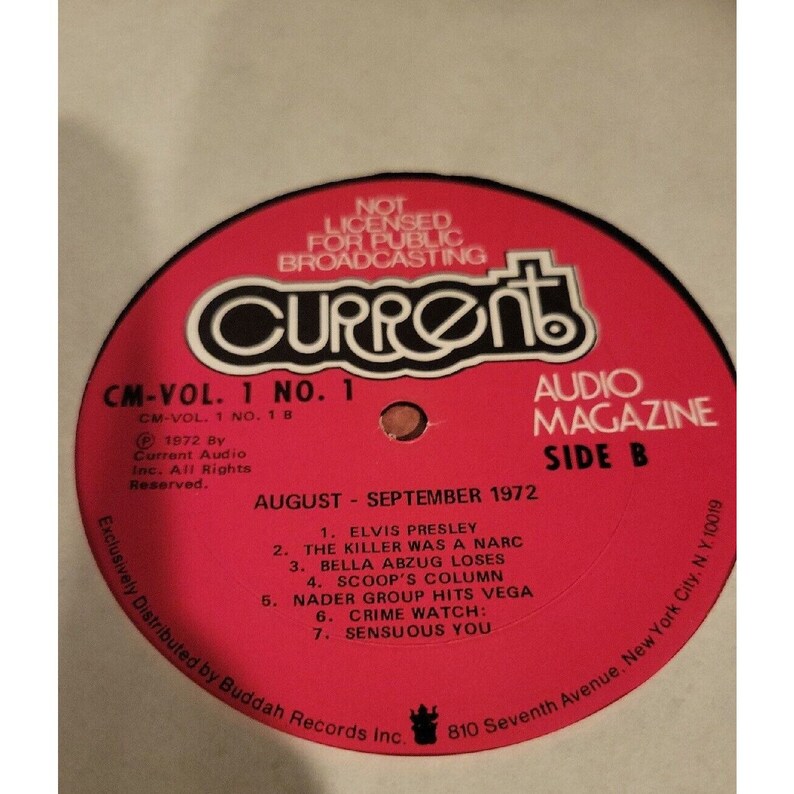 Elvis Presley His First and Only Press Conference 1972 Current Buddah ...