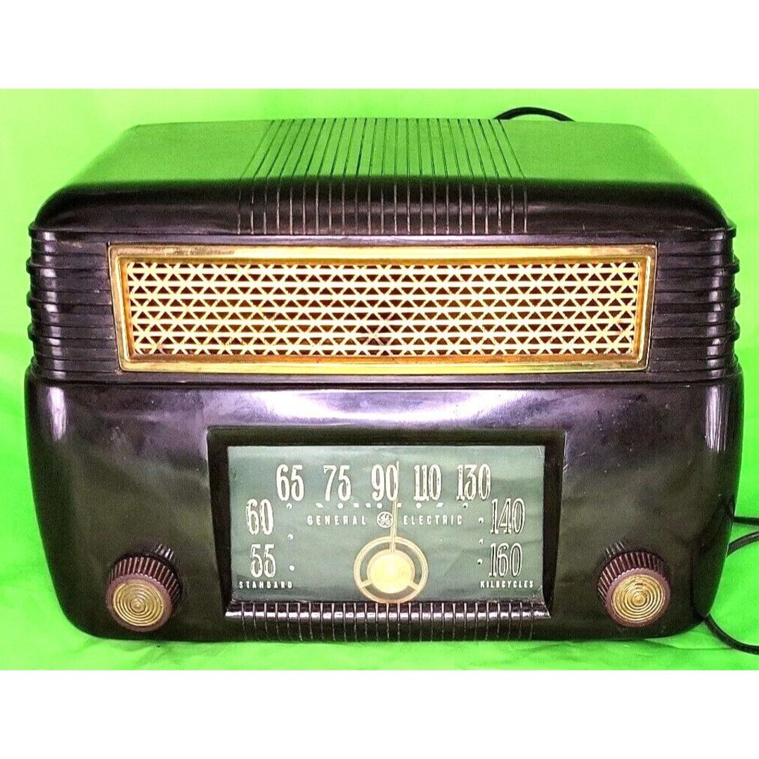 1946 Bakelite GE Model 202 Tube Radio Original - Etsy