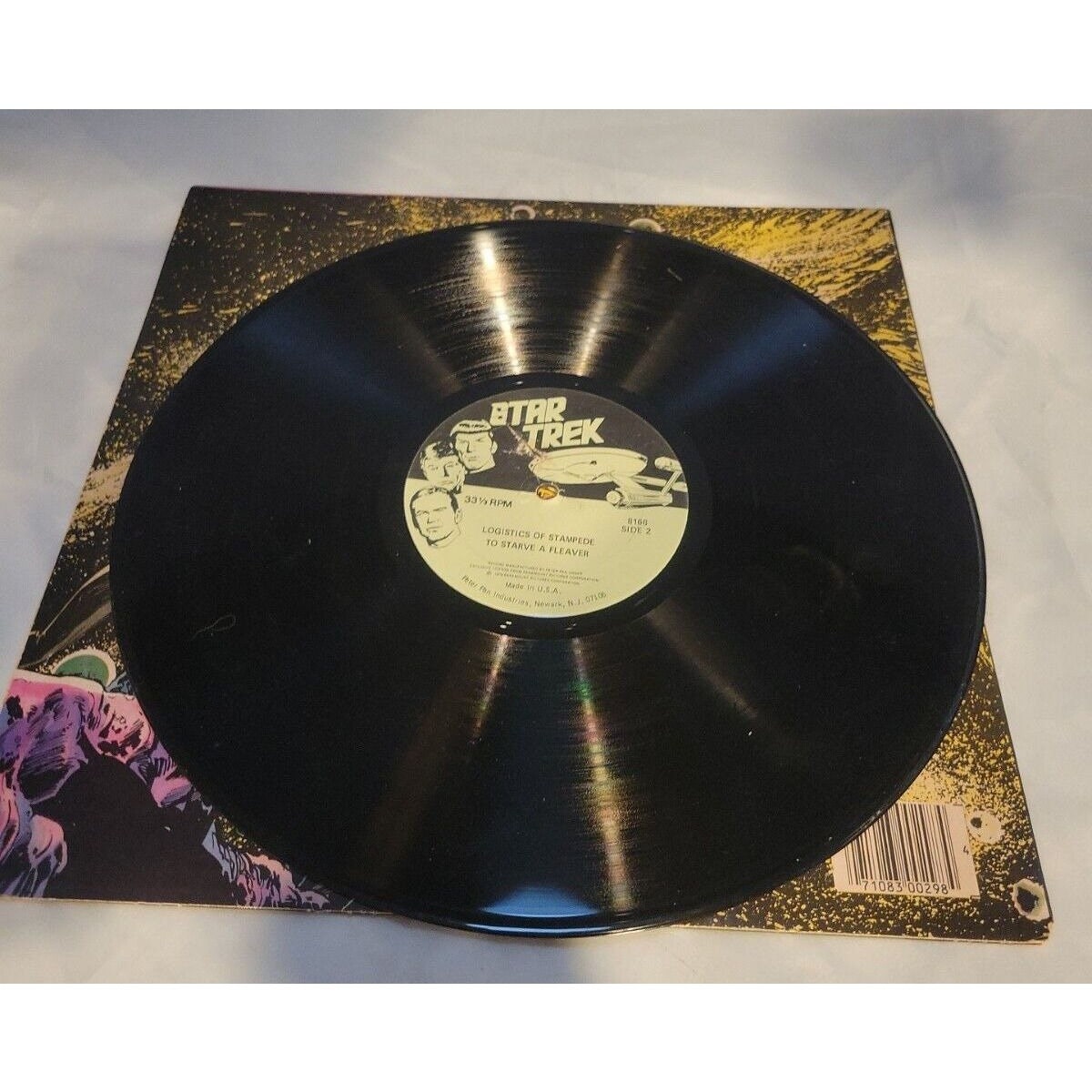 Star Trek Original Stories the Time Stealer Peter Pan LP 3 Additional ...
