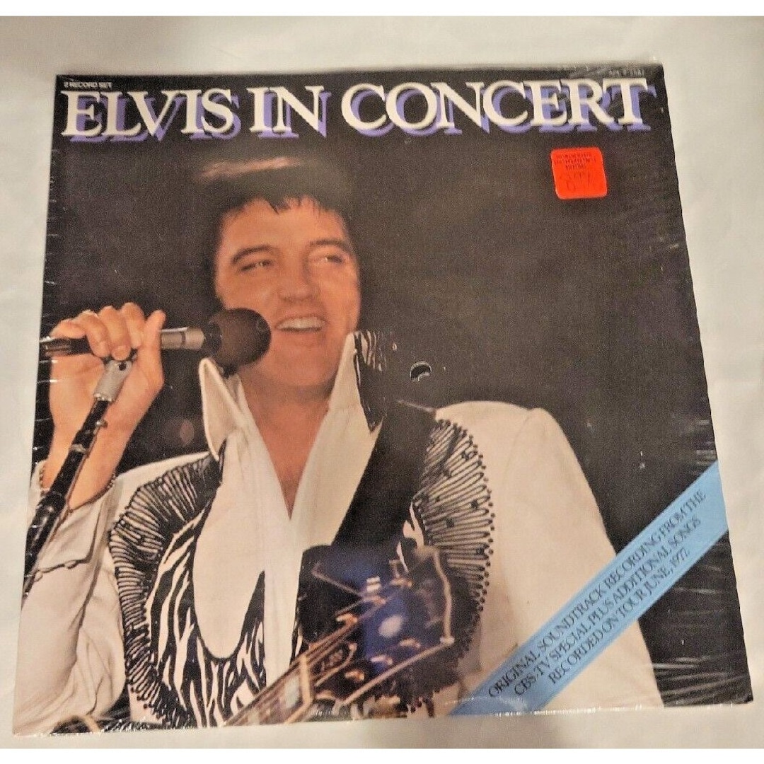 Sealed Elvis Presley in Concert Vinyl Double LP Set, RCA APL2-2587 1977 ...