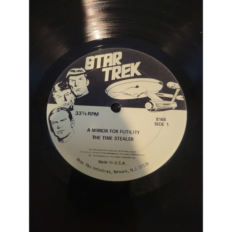 Star Trek Original Stories the Time Stealer Peter Pan LP 3 Additional ...