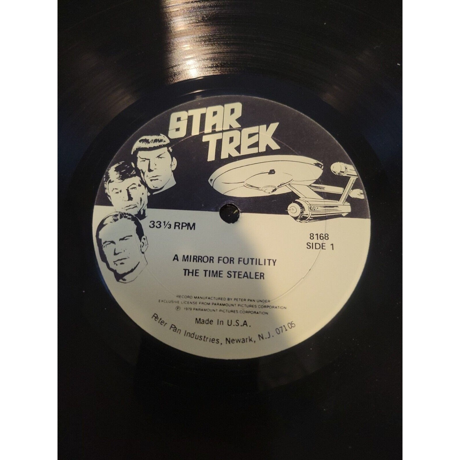 Star Trek Original Stories the Time Stealer Peter Pan LP 3 Additional ...