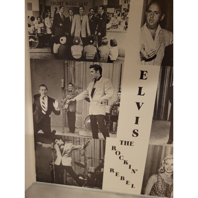 Elvis Rockin Rebel 1978 Golden Archives Ga-250 Import Lp - Etsy
