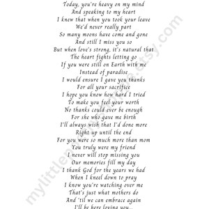 INSTANT DOWNLOAD Sympathy: "missing You," Remembrance, Funeral ...