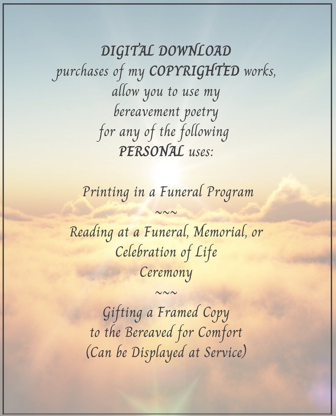 Home sympathy Poem Remembrance or Funeral Poem Bereavement - Etsy