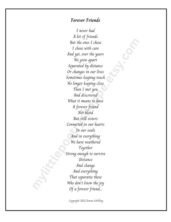 You Are My Best Friend Forever Poems
