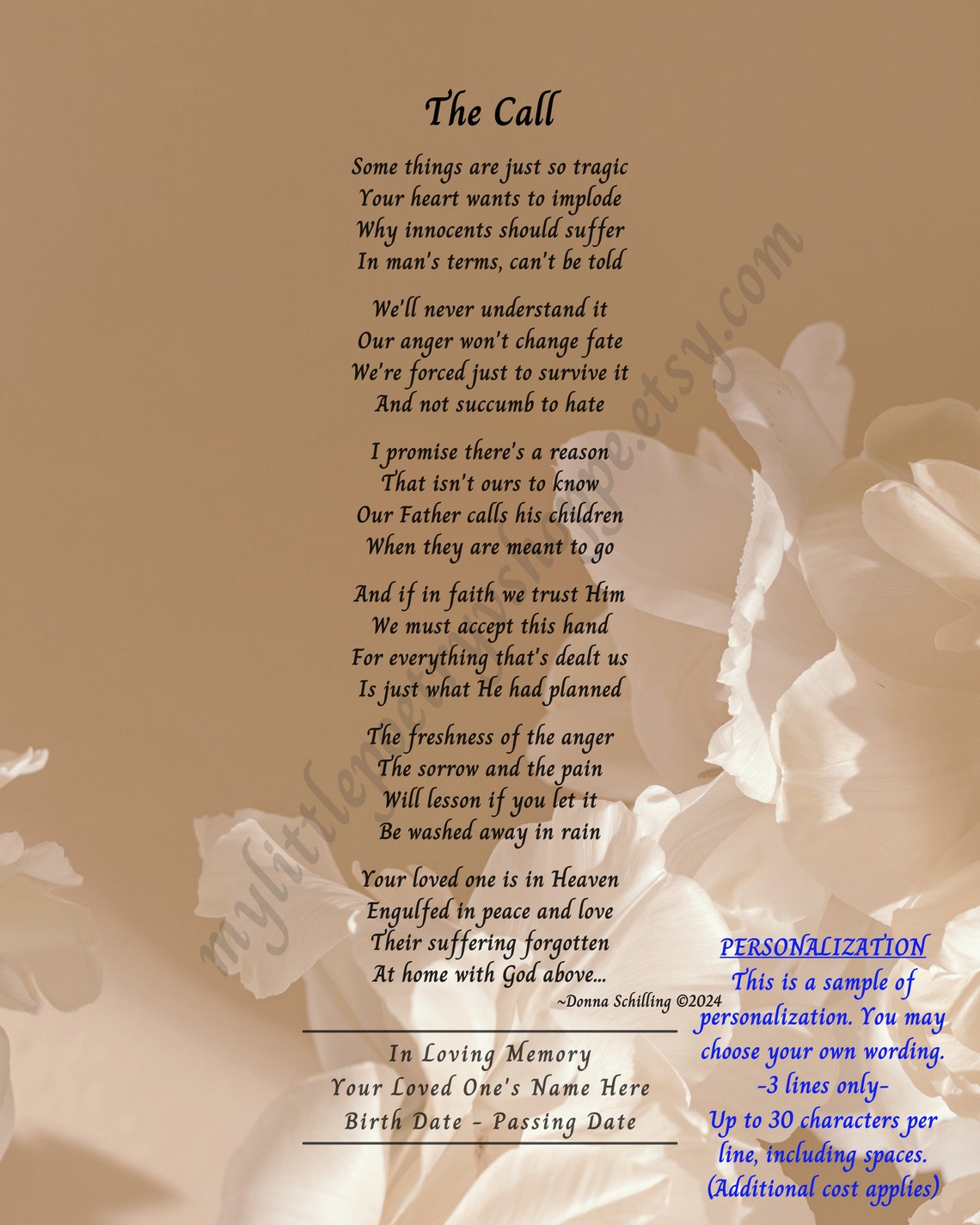 The Call - Sympathy, Remembrance/funeral, Memory, Unexpected Loss ...