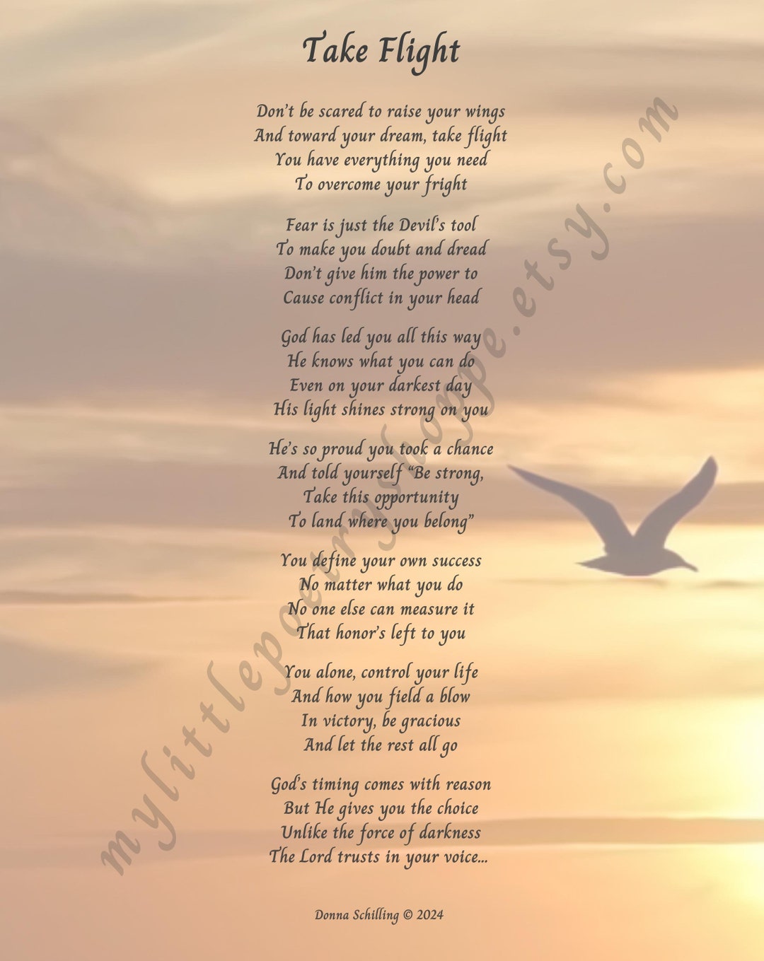 INSTANT DOWNLOAD Encouragement: "take Flight," Uplifting, Inspirational ...