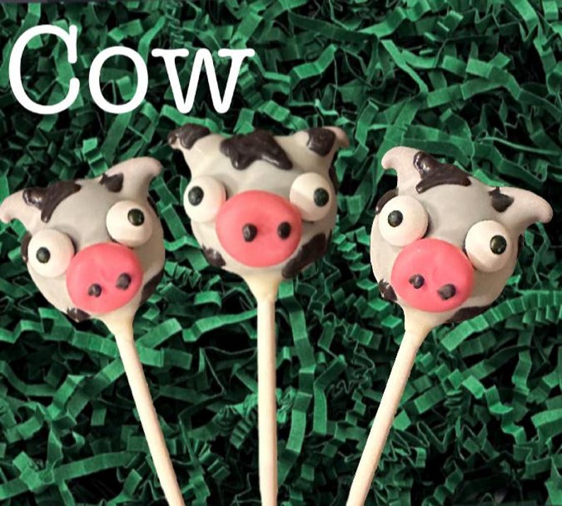Farm Animal Cake Pops - Etsy