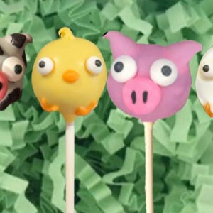 Farm Animal Cake Pops - Etsy