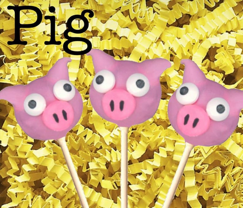 Farm Animal Cake Pops - Etsy