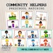 Community Helpers Matching Game: Preschool Learning Activity (PDF) - Etsy