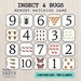 Insect & Bugs Memory Matching Game: Preschool Printable (PDF) - Etsy