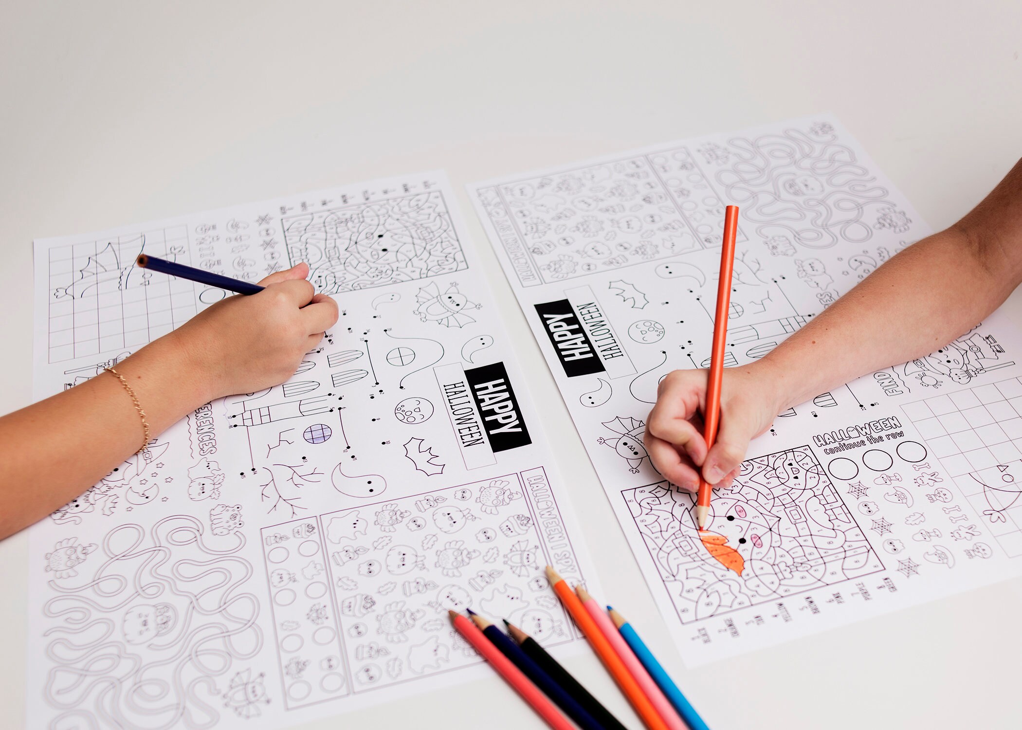 Halloween Activity Mat Preschool Activities Printable - Etsy