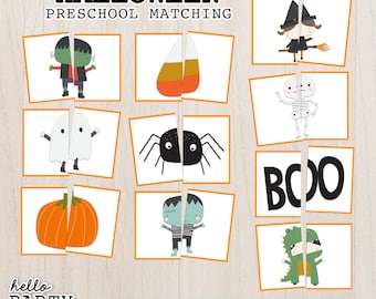 Jack-o-lantern Shapes Printable Activity Halloween Activity - Etsy