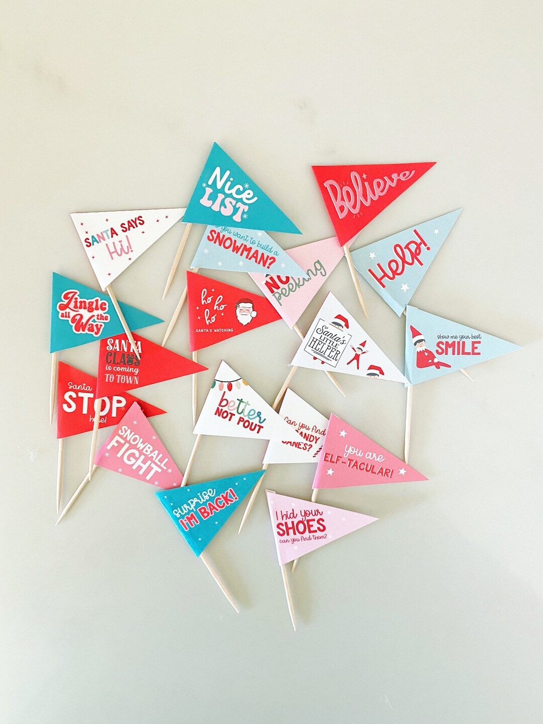 Digital Elf Flags, Elf Notes, Elf Jokes, Elf Notes Jokes, Elf Activity ...