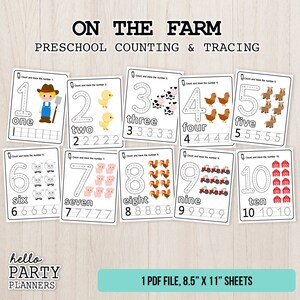 Farm Animal Matching Game Preschool Activities Printable Farm Matching ...