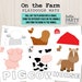 Farm Animal Play Dough Mats Preschool Activities Printable Play Doh ...