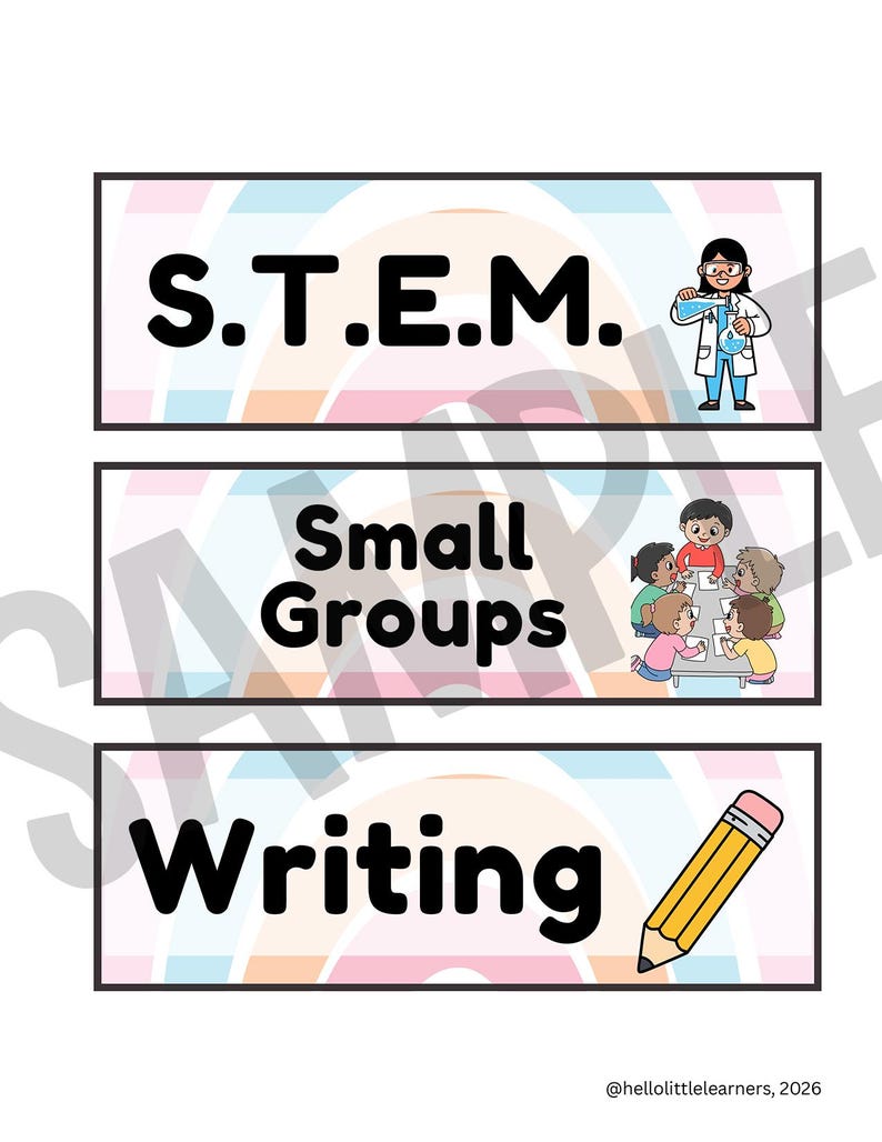 Preschool Visual Schedule Cards | Daily Routine Cards for Classroom ...