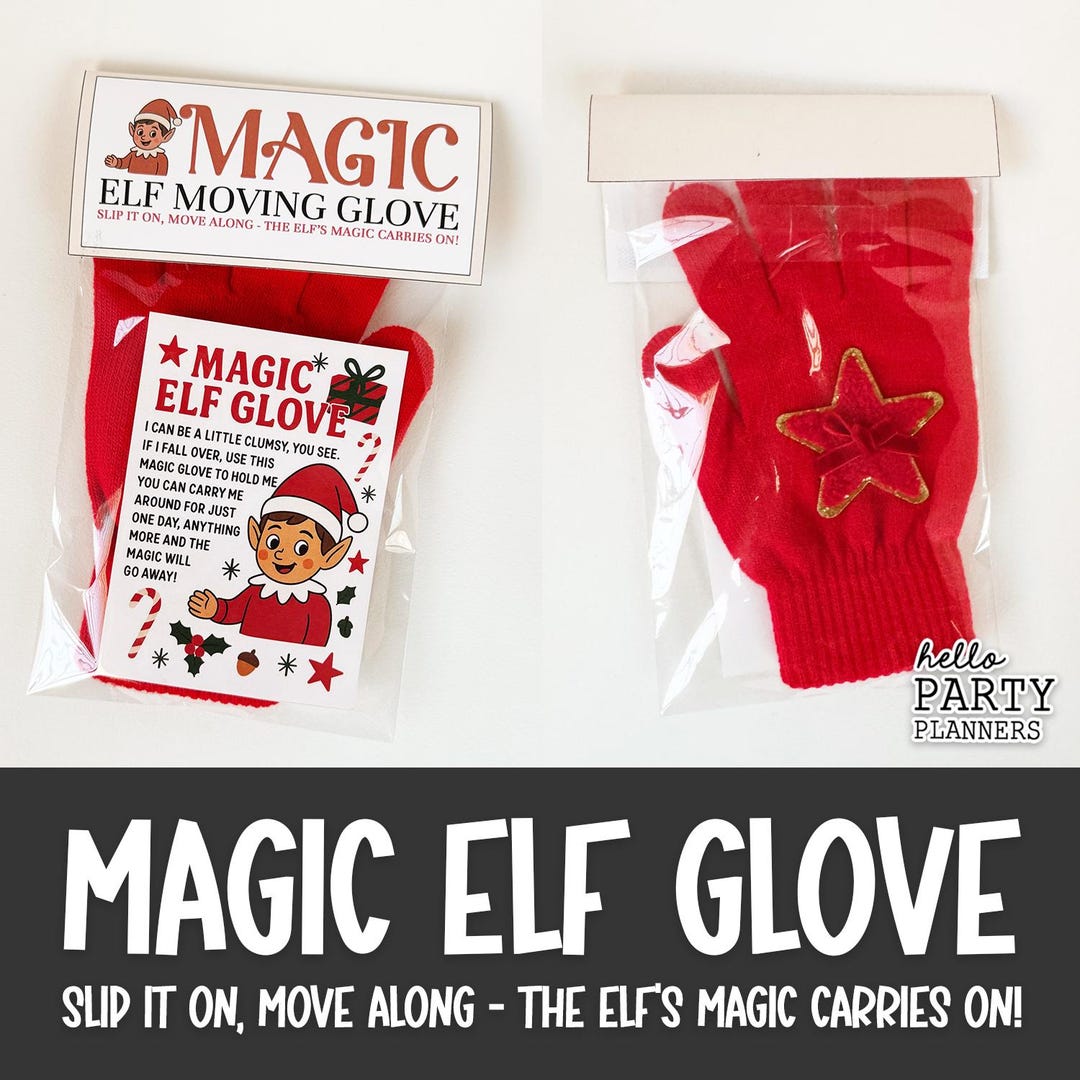 Magic Elf Moving Glove, Christmas Elf Prop - Etsy