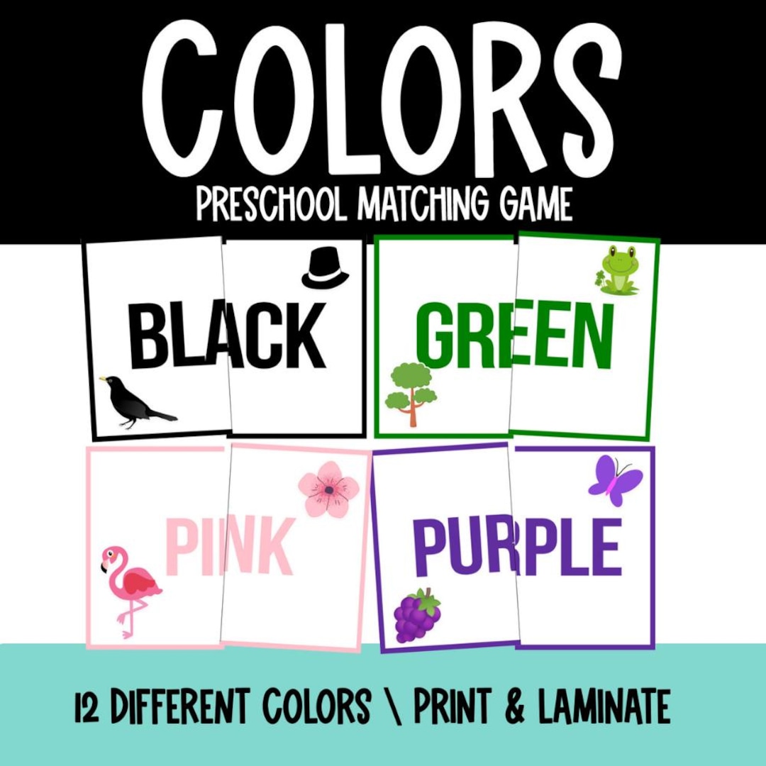 Colors Matching Game for Preschool | Color Recognition & Fine Motor ...