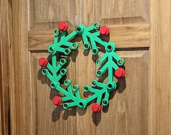3D Printed Lego-inspired Giant Wreath - Etsy