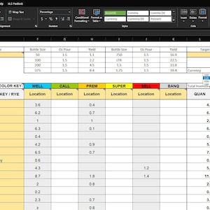 Liquor Inventory and Costing - Etsy