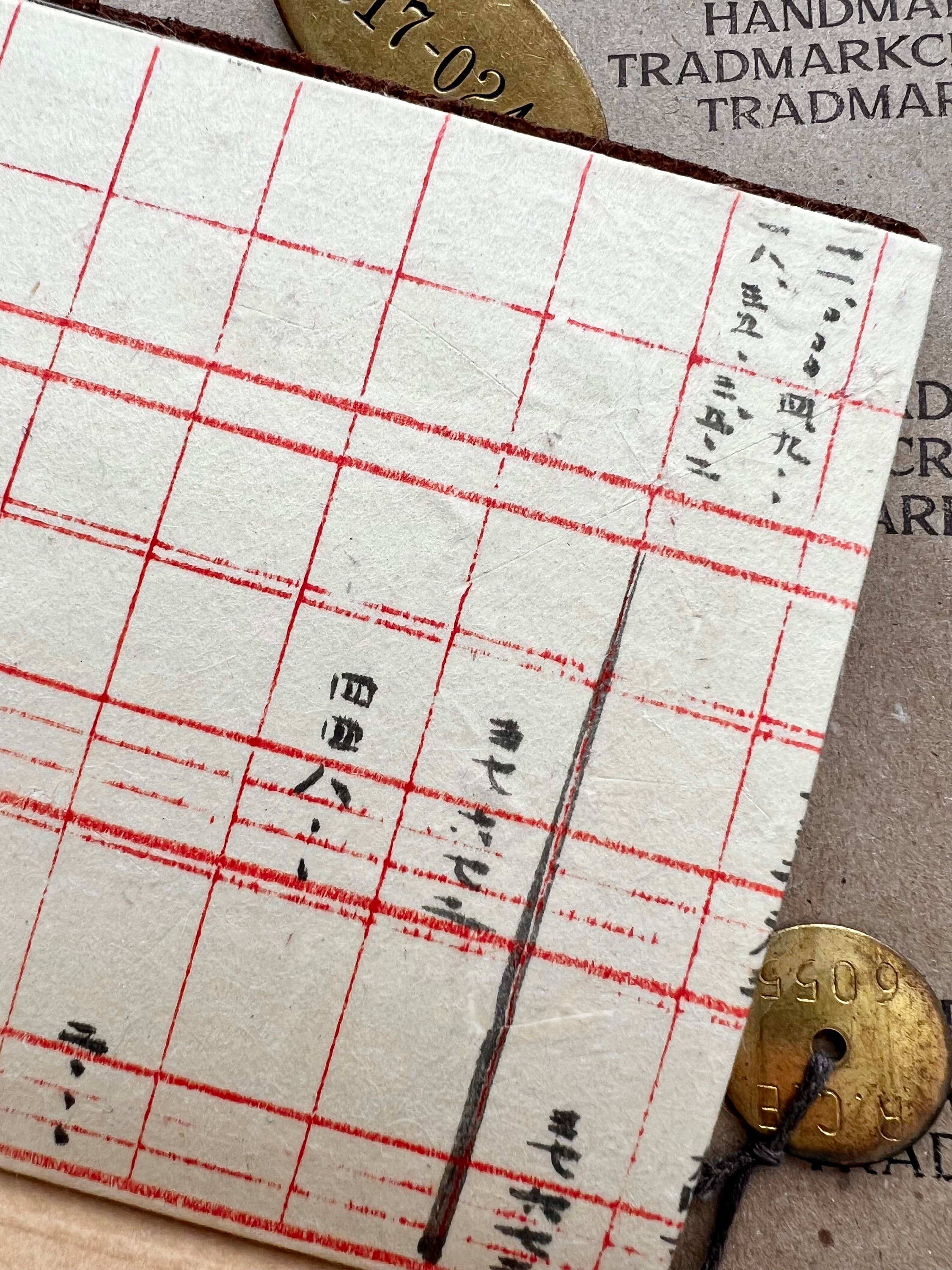 Handmade Japanese Ledger Paper Cover Folder PASSPORT Traveler's Size - Etsy