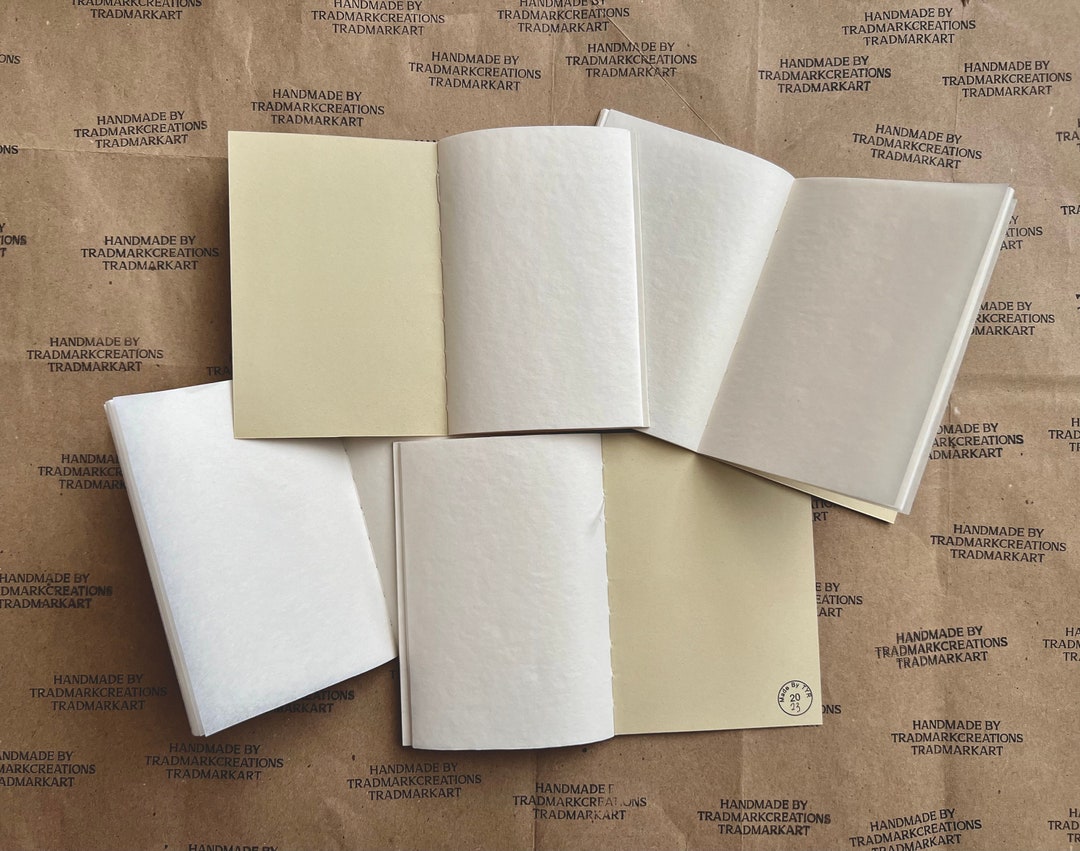 Handmade Vintage Onion Skin Paper sub. 9/9lb Notebook/journal PASSPORT ...