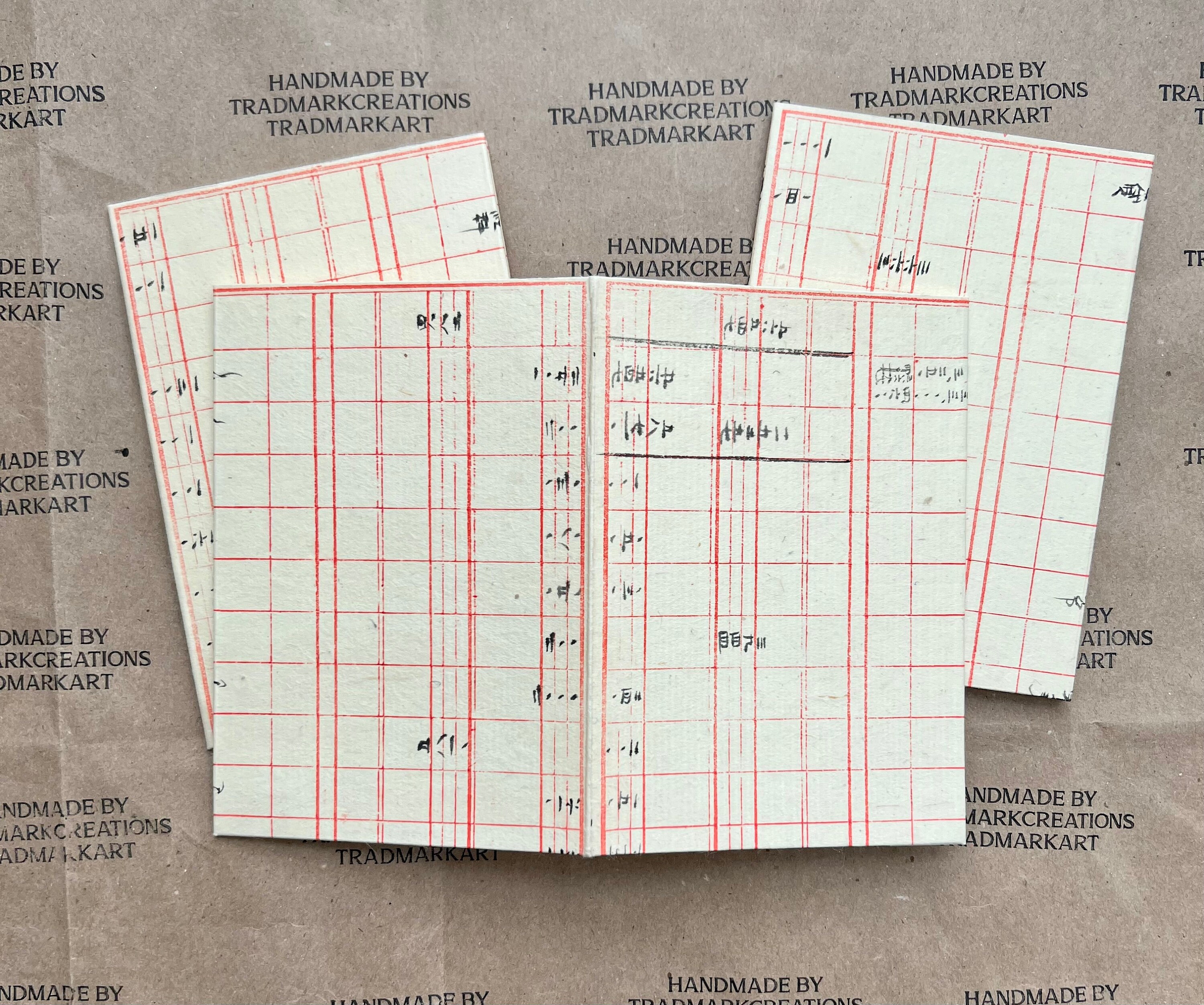 Handmade Japanese Ledger Paper Cover Folder PASSPORT Traveler's Size - Etsy