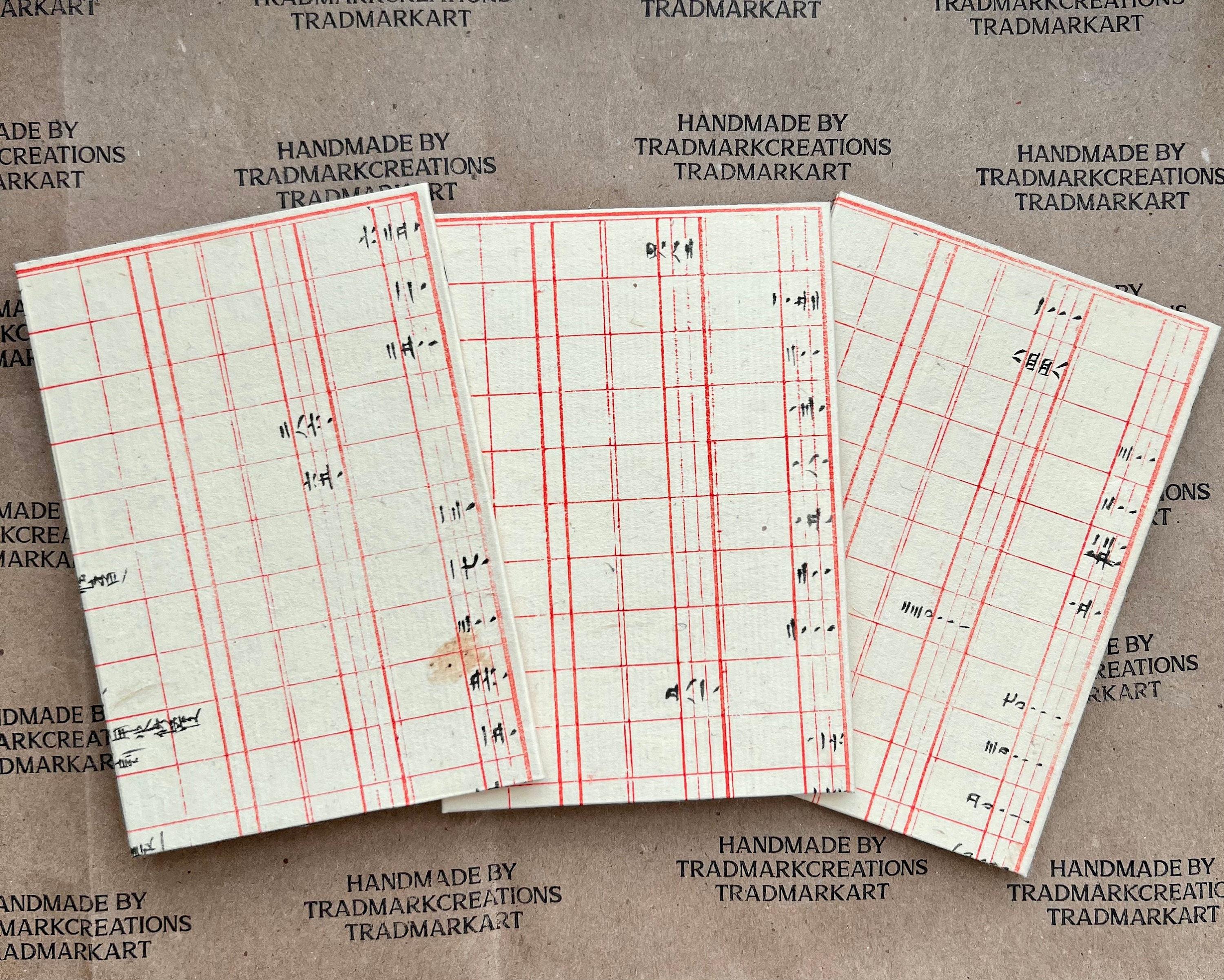 Handmade Japanese Ledger Paper Cover Folder PASSPORT Traveler's Size - Etsy