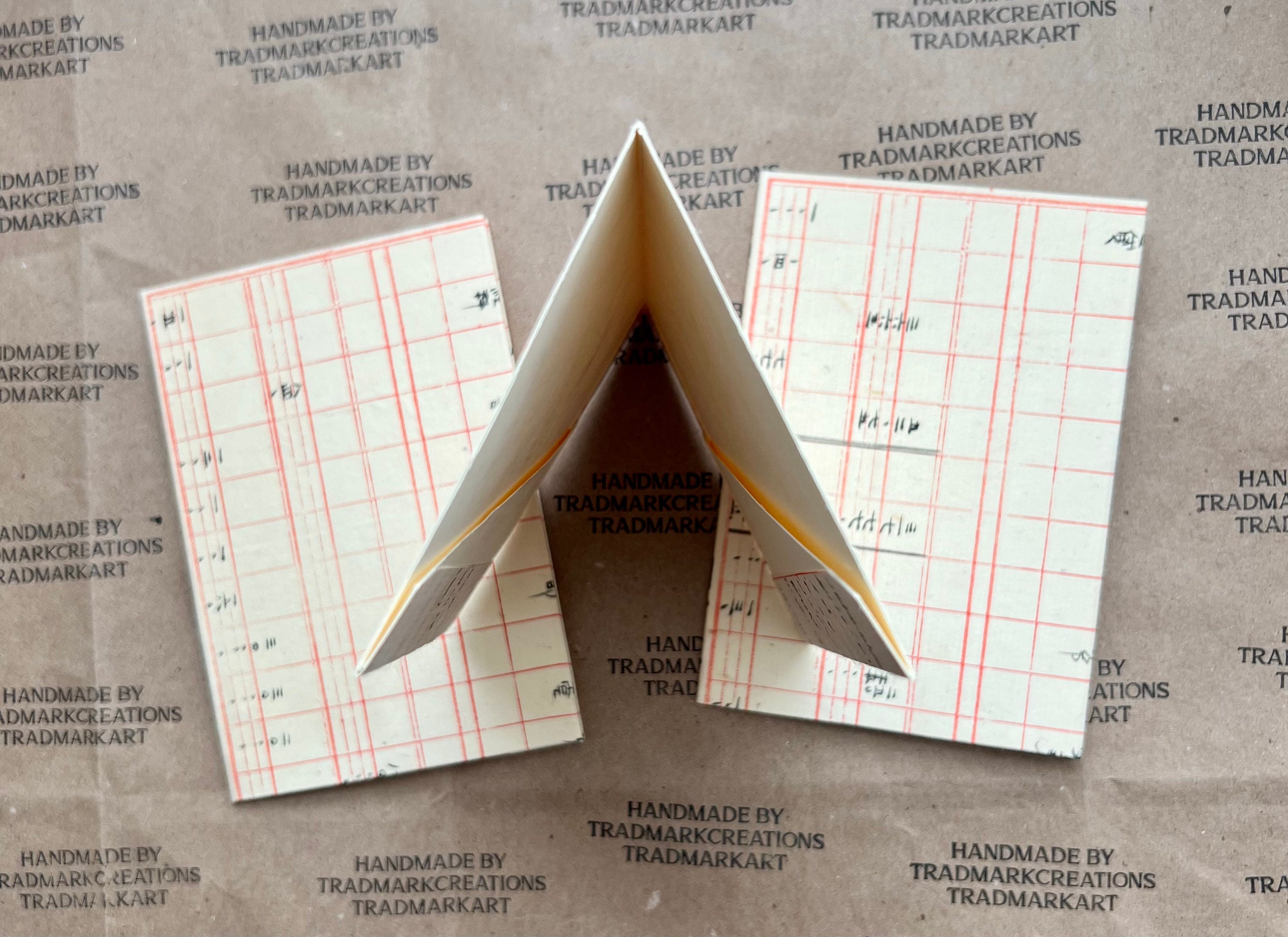 Handmade Japanese Ledger Paper Cover Folder PASSPORT Traveler's Size - Etsy