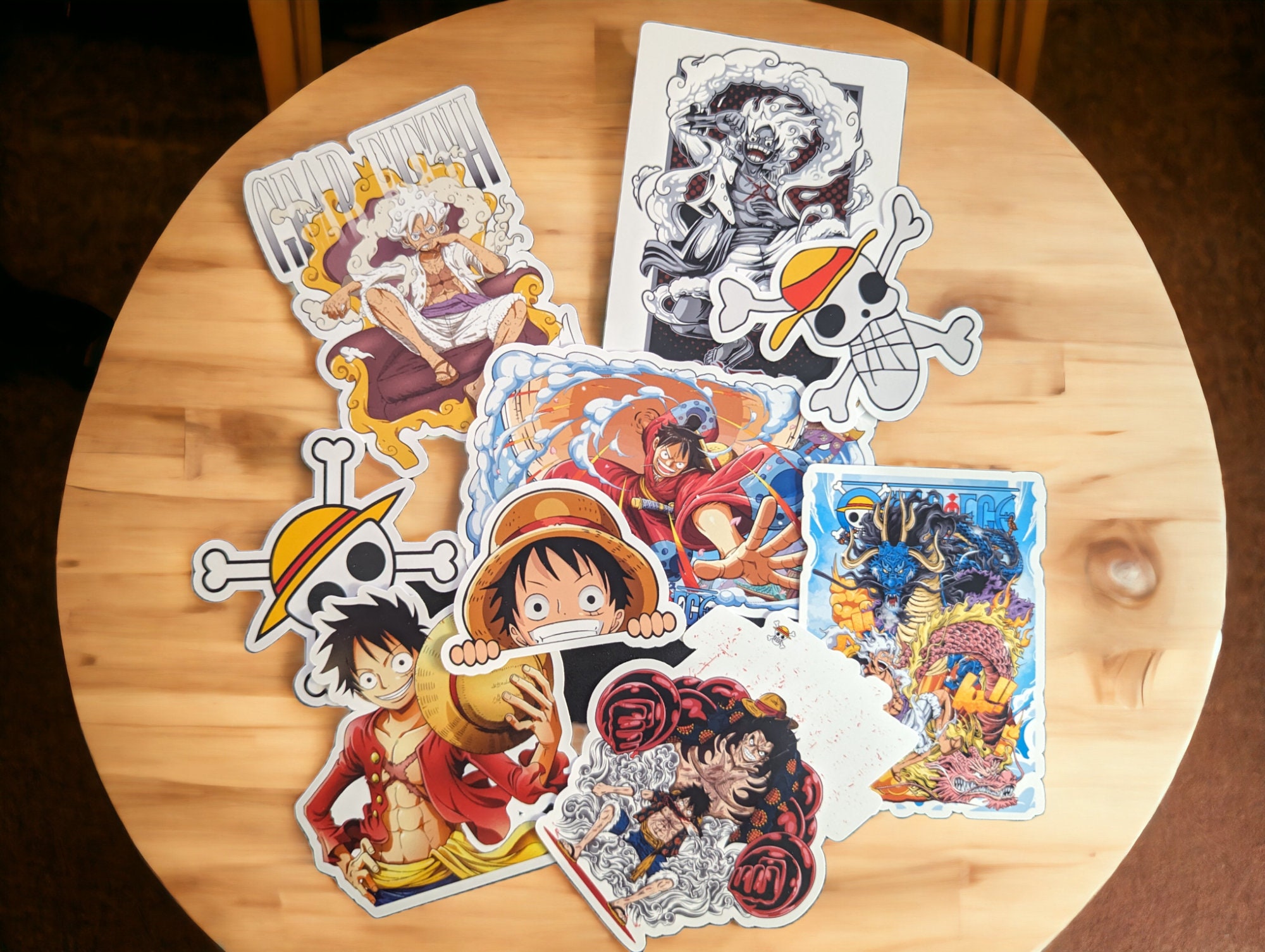 Anime One Piece/luffy Sticker Set - Etsy