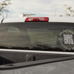 Custom Window Decal QR Codes/ Design Your QR Code Window Decal - Etsy