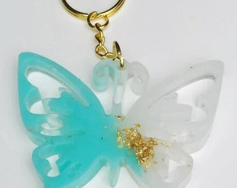 Resin Keychain Butterfly - Etsy