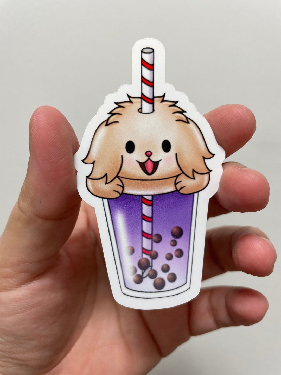 Sticker: Boba Puppy - Etsy