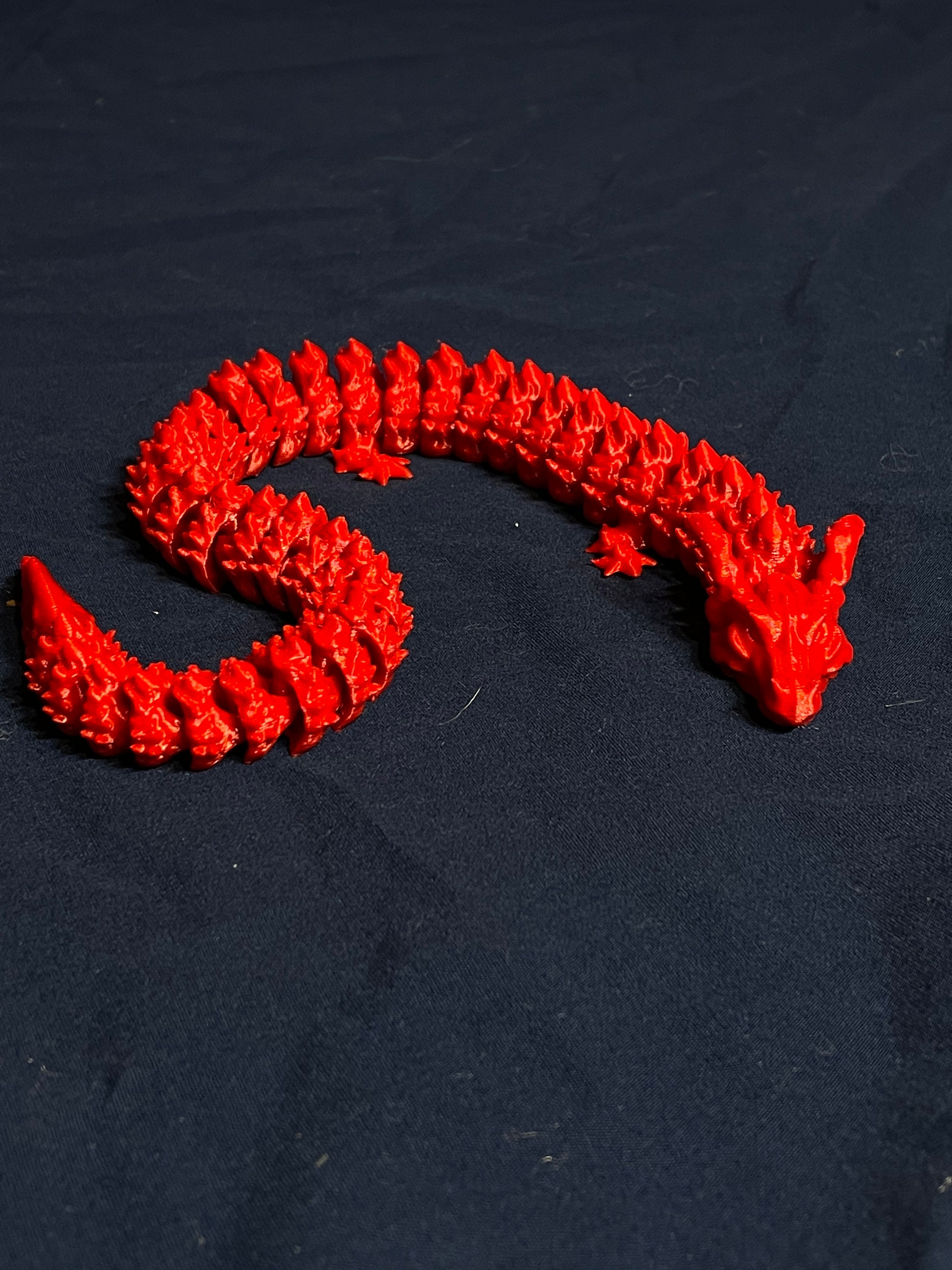 Articulated Fire Dragon - Etsy