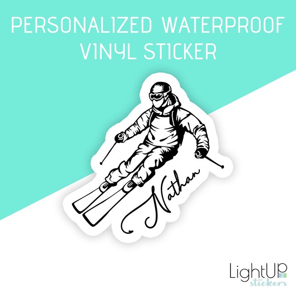 Ski Stickers - Etsy