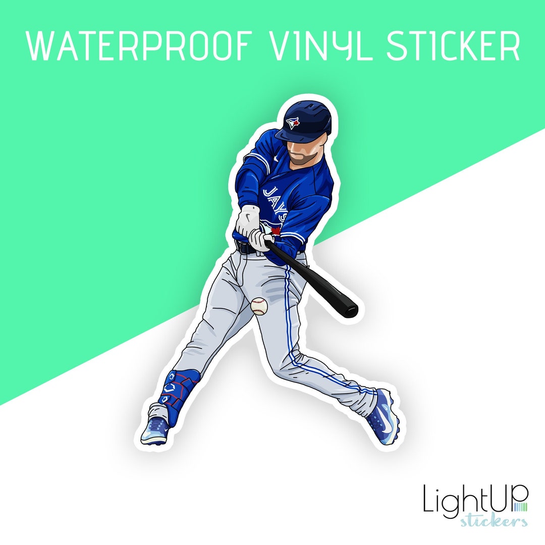 Waterproof Vinyl Sticker Fan Art Baseball Player 39 Toronto Blue Jays ...