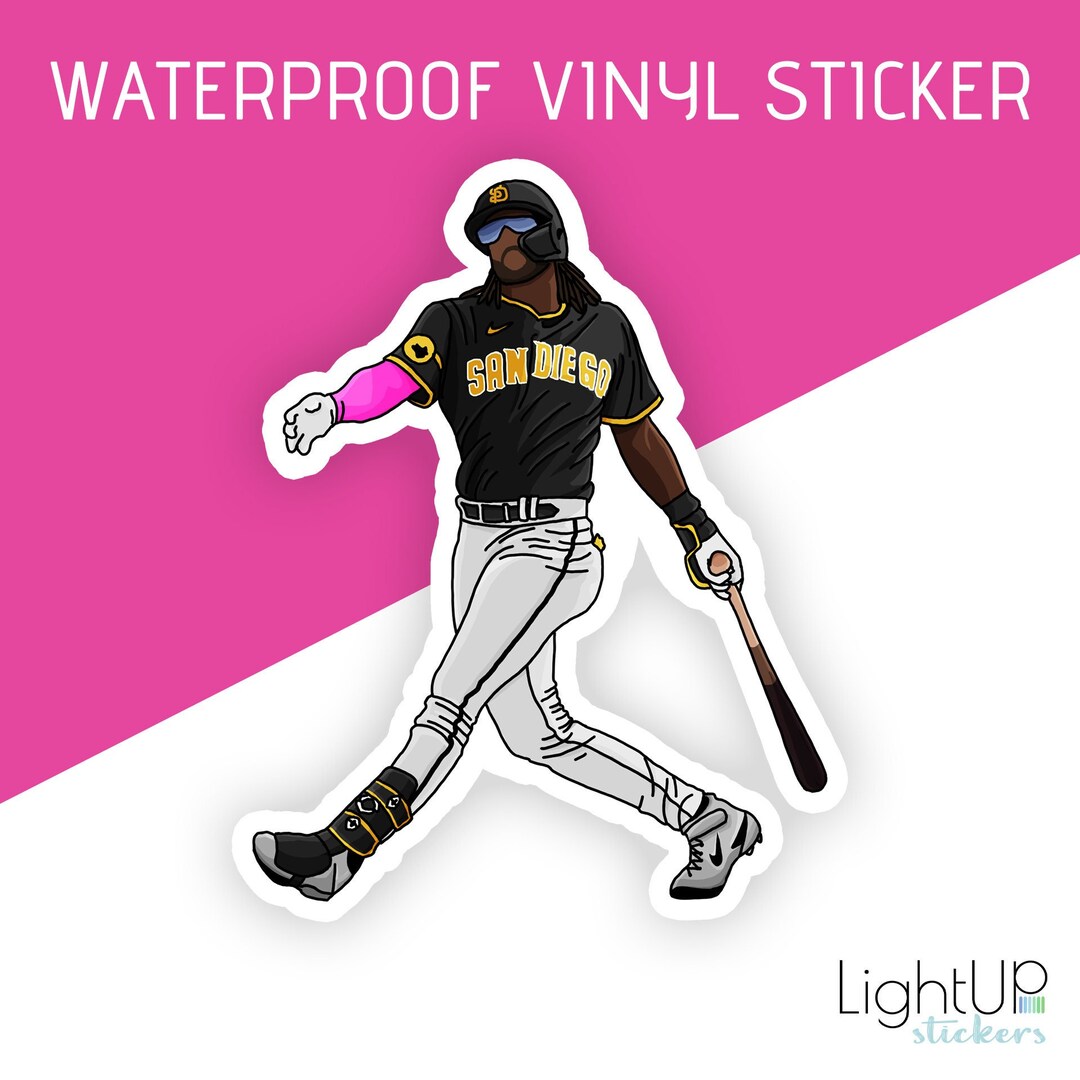 Waterproof Vinyl Sticker Fan Art of Fernando Tatis Jr. San Diego Padres ...